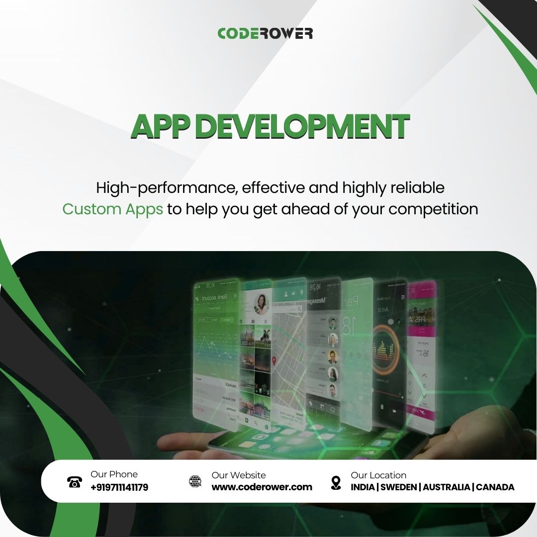 Elevate Your Brand With Coderower S Leading App Development Services